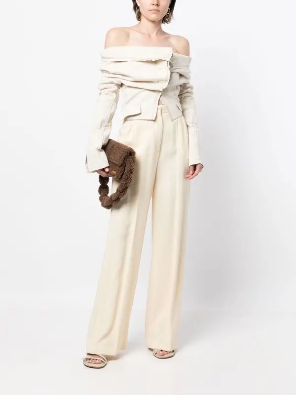 Jacquemus Camargue Scrunched Blouse