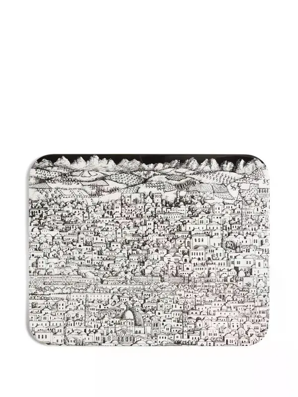 FORNASETTI Gerusalemme Tray - White
