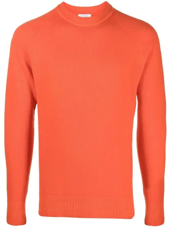Malo Knit Jumper - Orange