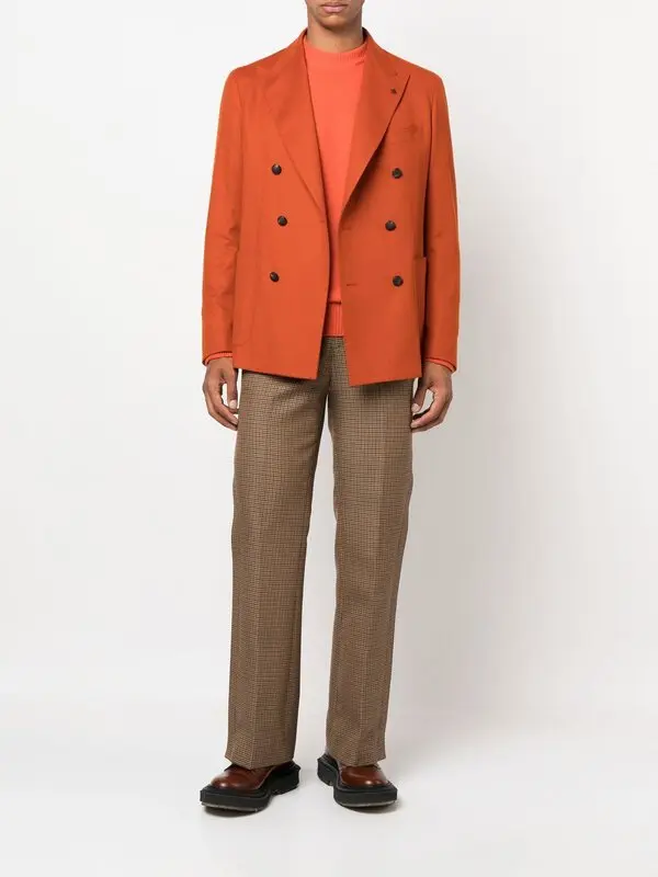Malo Knit Jumper - Orange