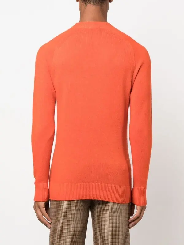 Malo Knit Jumper - Orange