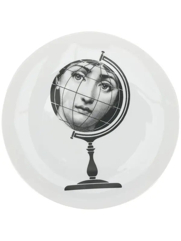 FORNASETTI Tema E Variazioni Wall Plate - White