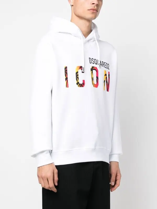 Dsquared2 Icon Print Hooded Sweatshirt