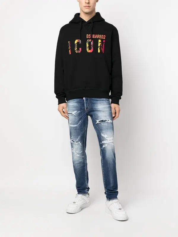 Dsquared2 Icon-print Hooded Sweatshirt