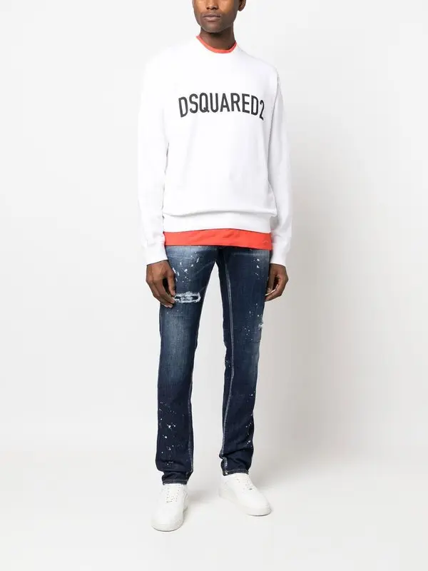 Dsquared2 Logo-print Crew-neck Sweatshirt