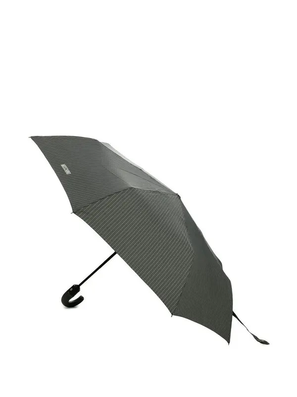 Moschino Pinstriped Logo-print Umbrella