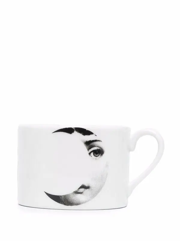 FORNASETTI Graphic-print Porcelain Tea Set