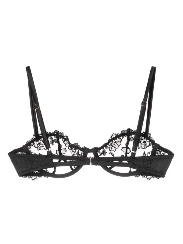 FLEUR DU MAL Stud-detail Sheer Bra