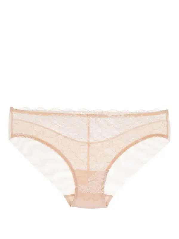 Wacoal Perfection Lace-trim Briefs - Neutrals