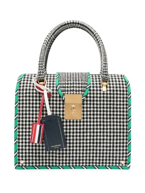 Thom Browne Mrs. Thom Hunting Tweed Tote Bag