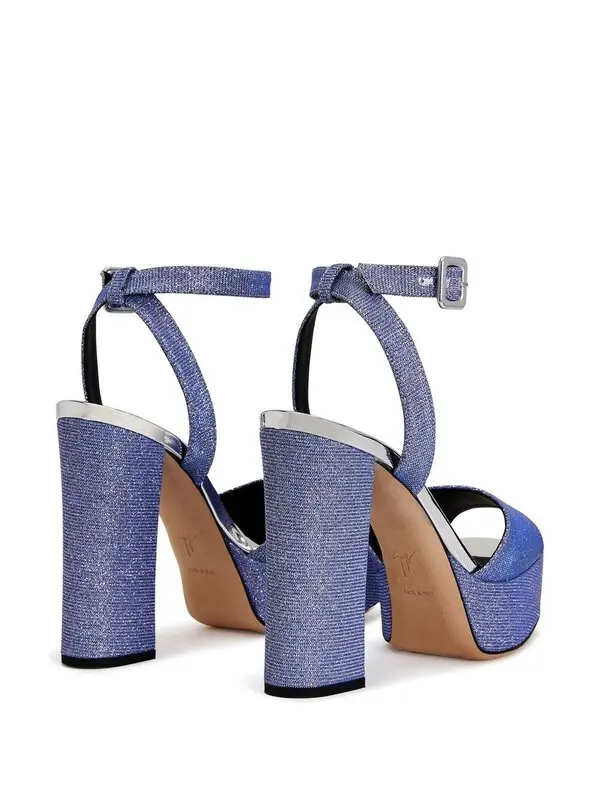 GIUSEPPE ZANOTTI 120mm Betty Glitter Sandals