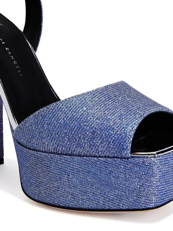 GIUSEPPE ZANOTTI 120mm Betty Glitter Sandals