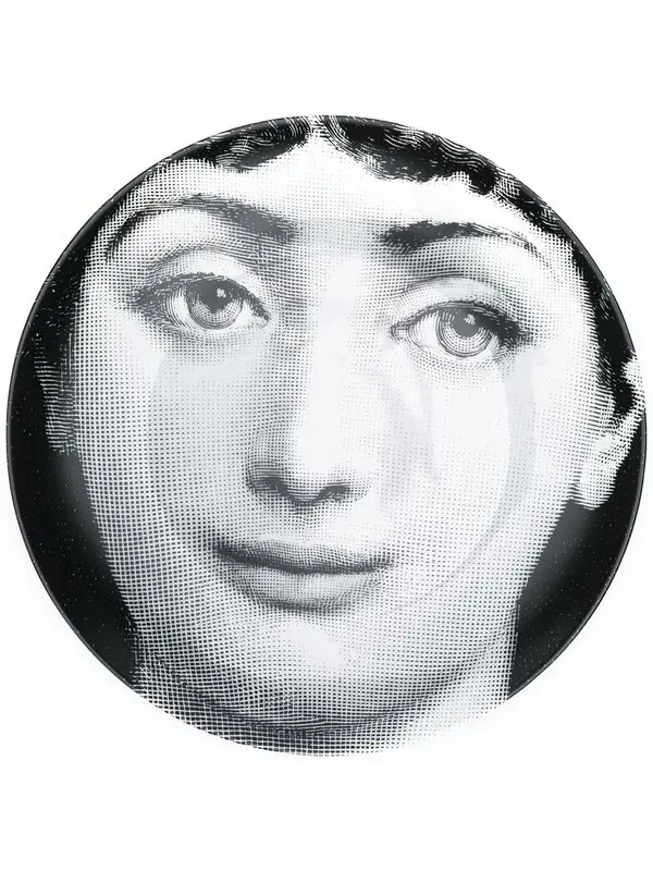 FORNASETTI Wall Plate - White