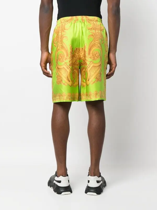 Versace Barocco Silk Shorts