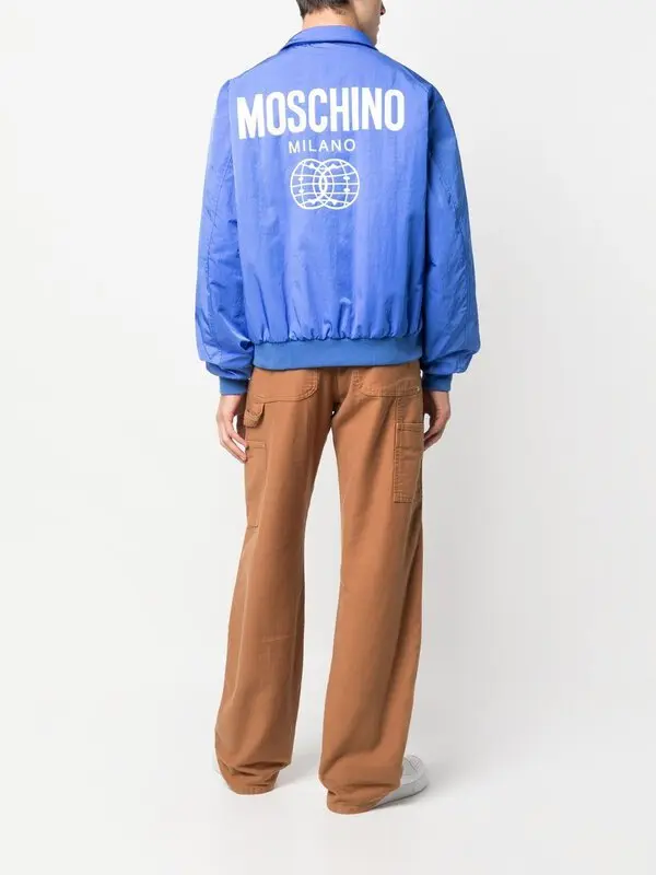 Moschino Logo-print Bomber Jacket