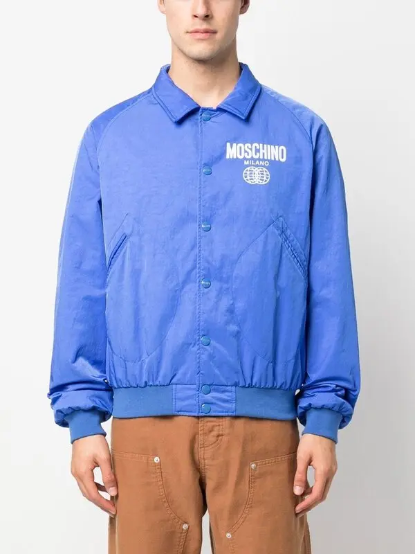Moschino Logo-print Bomber Jacket