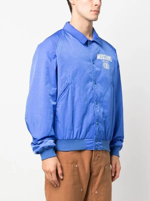 Moschino Logo-print Bomber Jacket