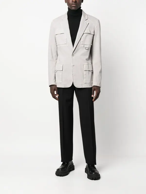 Moschino Military-style Cotton Safari Jacket