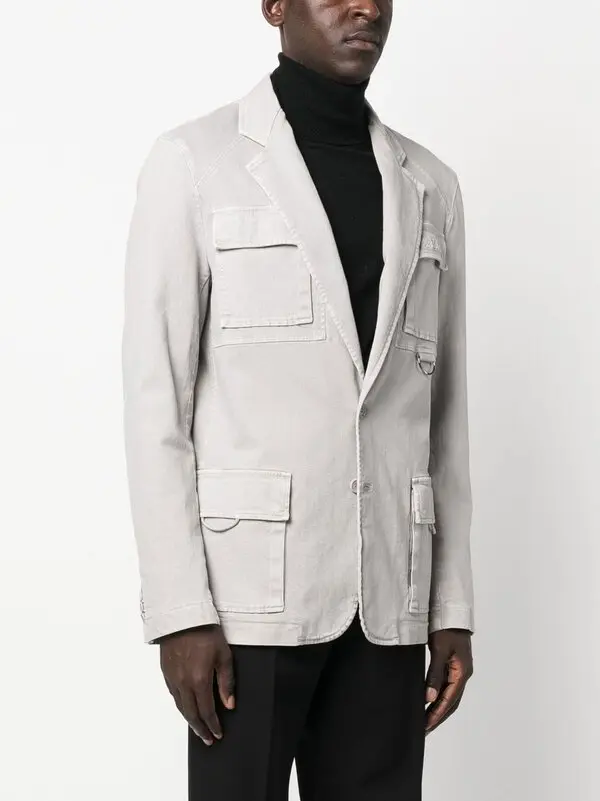 Moschino Military-style Cotton Safari Jacket