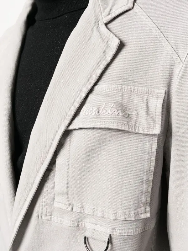Moschino Military-style Cotton Safari Jacket