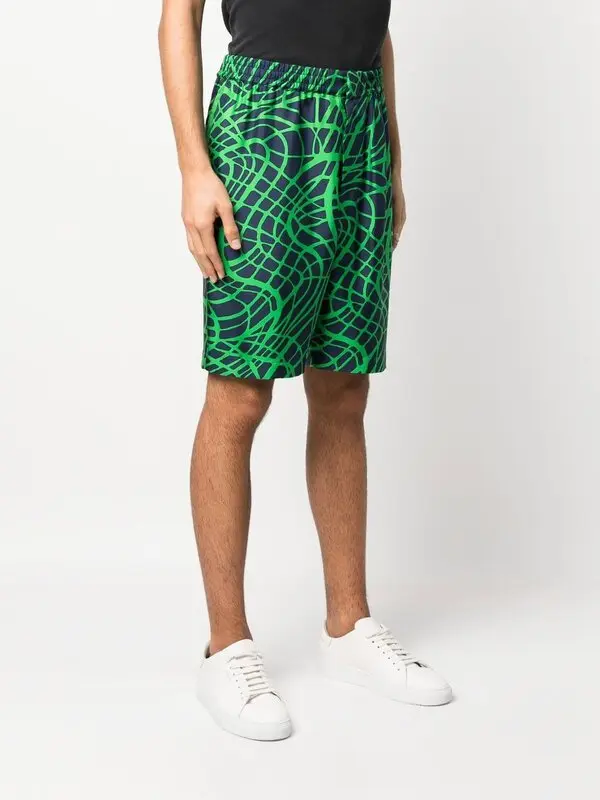 Moschino Graphic-print Tailored Shorts