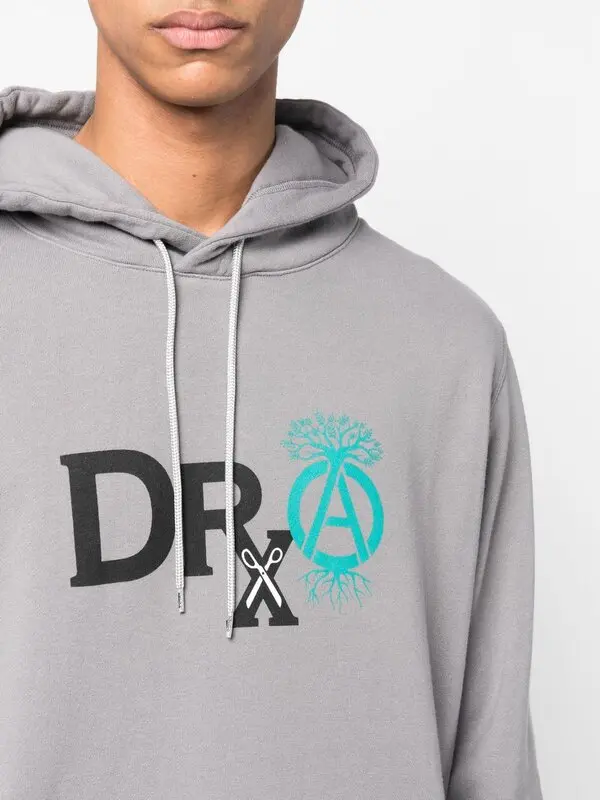 NEIGHBORHOOD Logo-print Hoodie - Grey