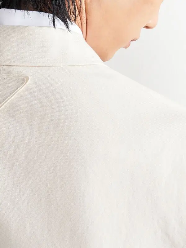 Prada Double-breasted Cotton Jacket