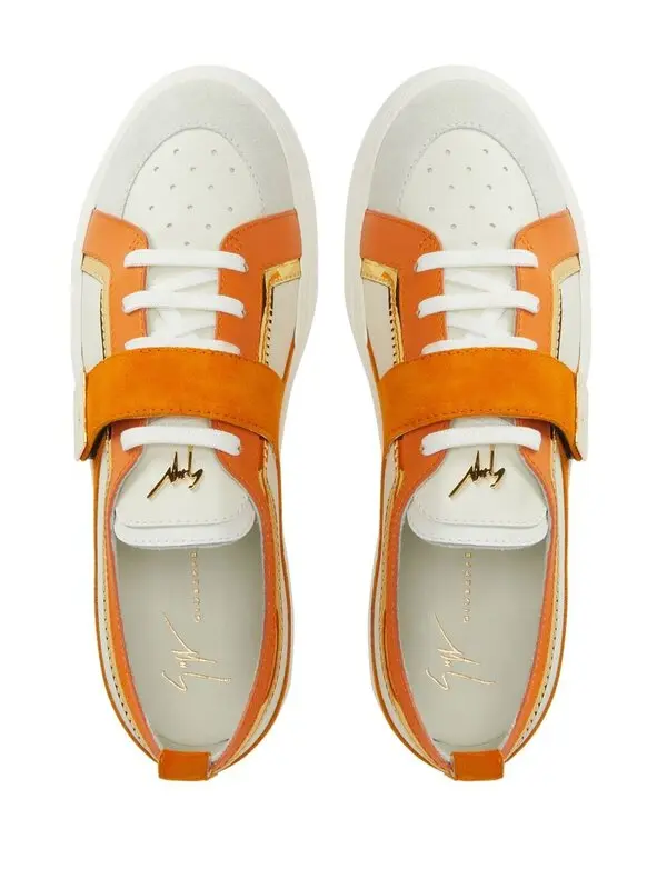 GIUSEPPE ZANOTTI Zenas Low-top Sneakers - Orange