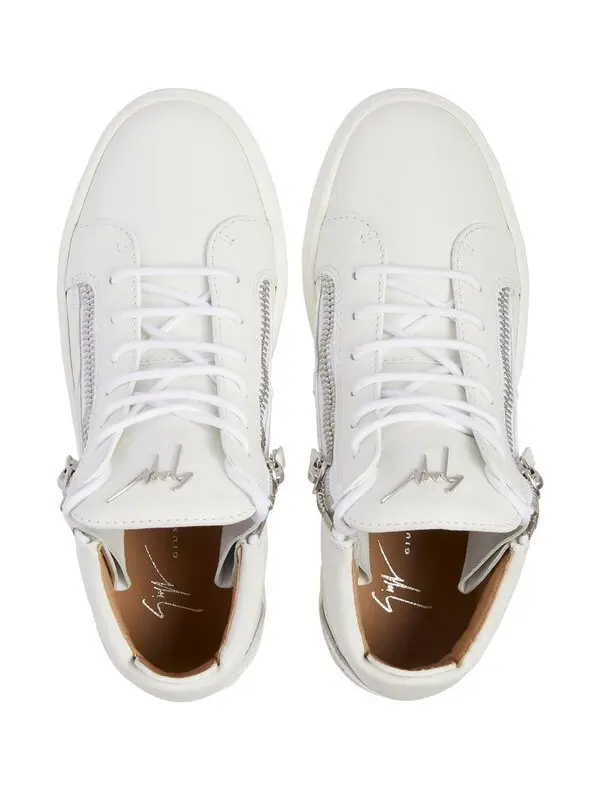 GIUSEPPE ZANOTTI Kriss Mid-top Sneakers - White
