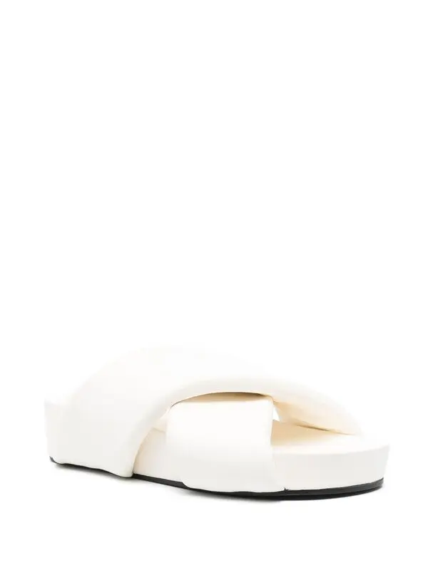 JIL SANDER Cross-strap Flat Sandals