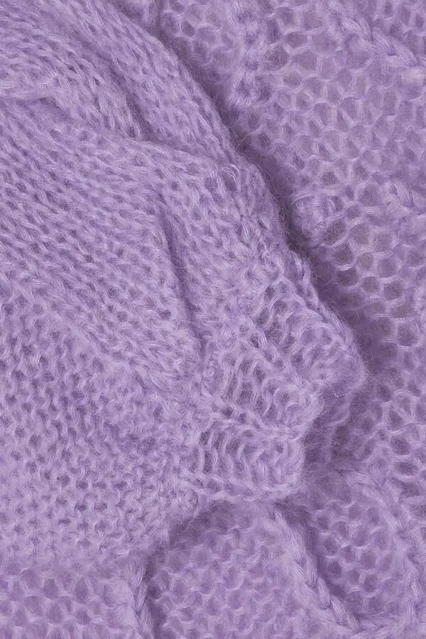Loewe Anagram Open-knit Mohair-blend Sweater