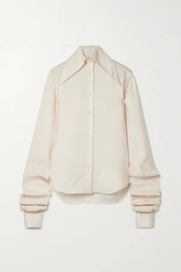 THE ROW Ace Silk Shirt
