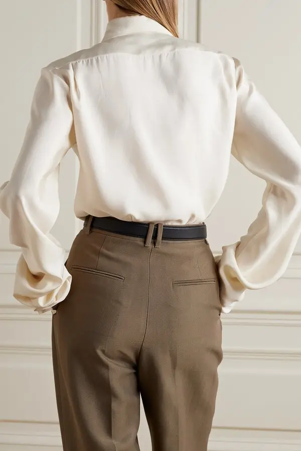 THE ROW Ace Silk Shirt
