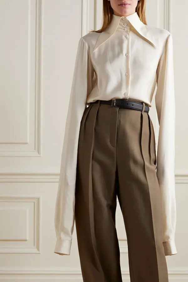 THE ROW Ace Silk Shirt
