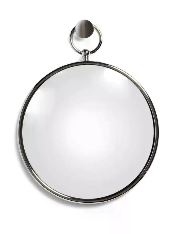 FORNASETTI Magic Chrome-framed Circular Mirror