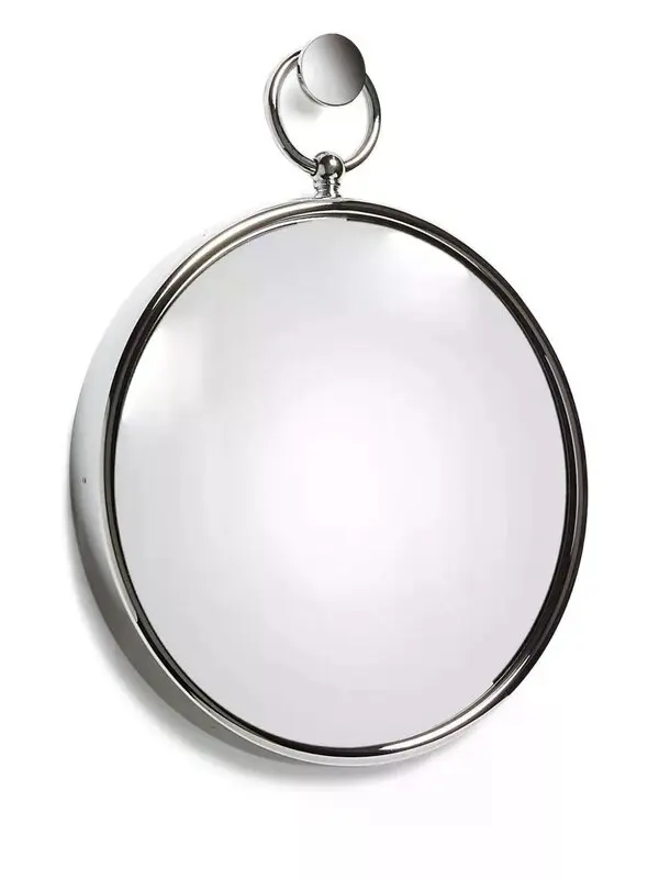 FORNASETTI Magic Chrome-framed Circular Mirror