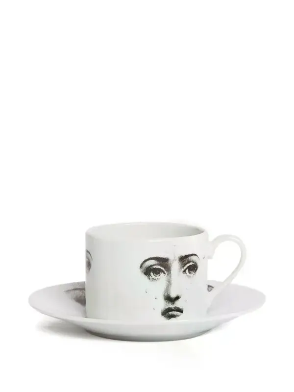 FORNASETTI Face Print Tea Cup