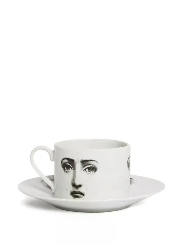 FORNASETTI Face Print Tea Cup