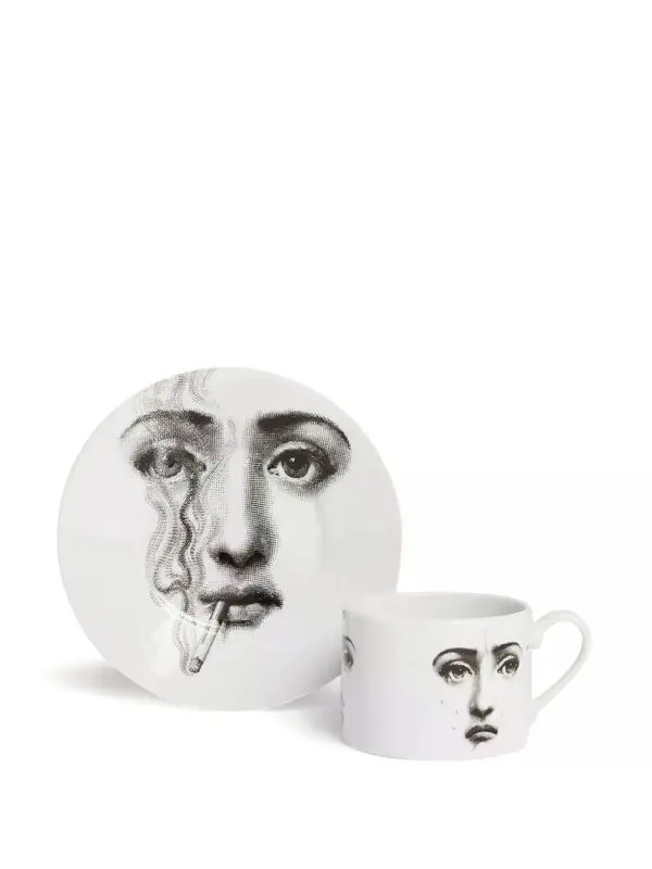 FORNASETTI Face Print Tea Cup