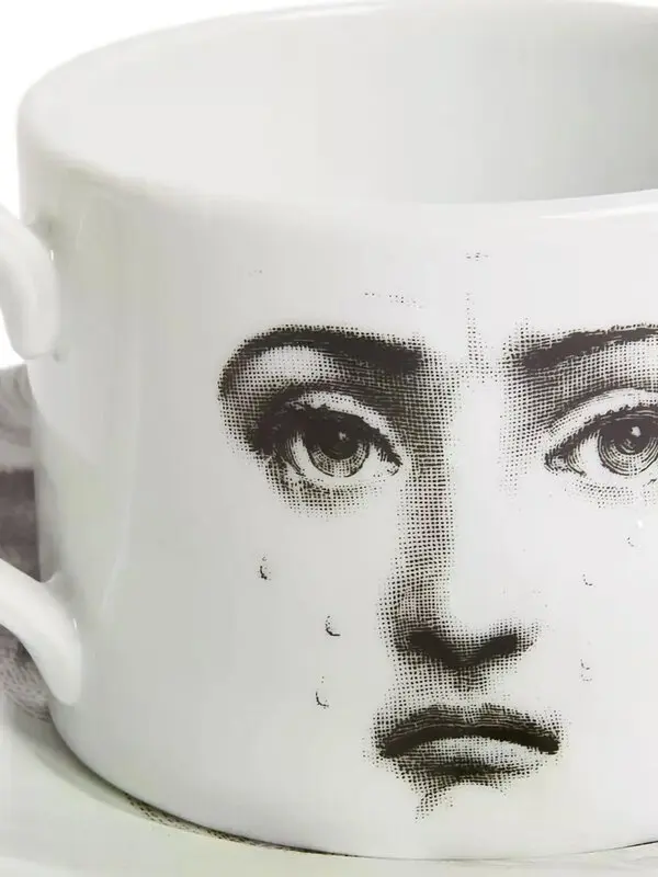 FORNASETTI Face Print Tea Cup