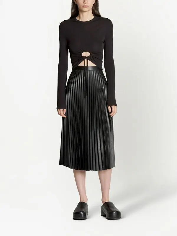 Proenza Schouler White Label Cropped Cut-out Top