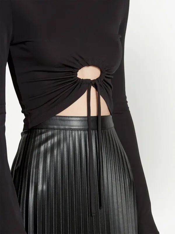 Proenza Schouler White Label Cropped Cut-out Top
