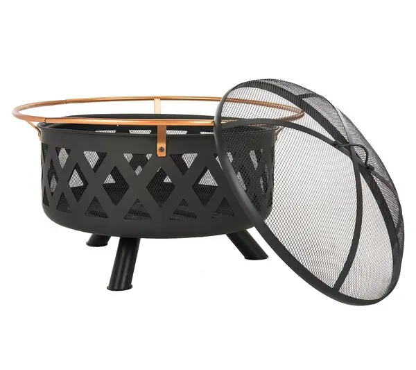 SAFAVIEH Bryce Round Fire Pit By
