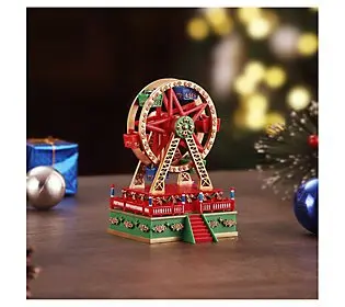 MR. CHRISTMAS Mini Carnival Music Box Ferris Heel
