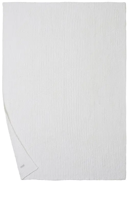 Barefoot Dreams Cozychic Ribbed Throw In Cream - Pearl