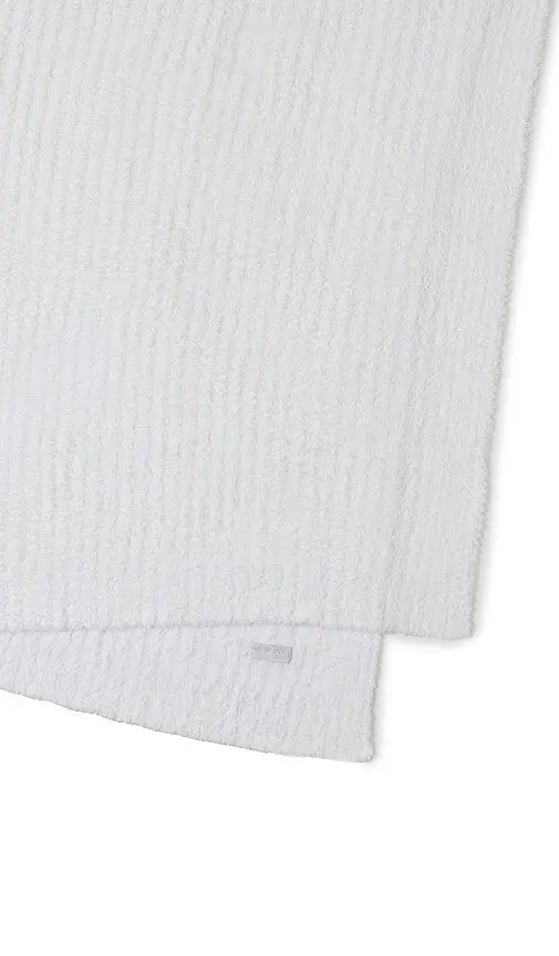 Barefoot Dreams Cozychic Ribbed Throw In Cream - Pearl
