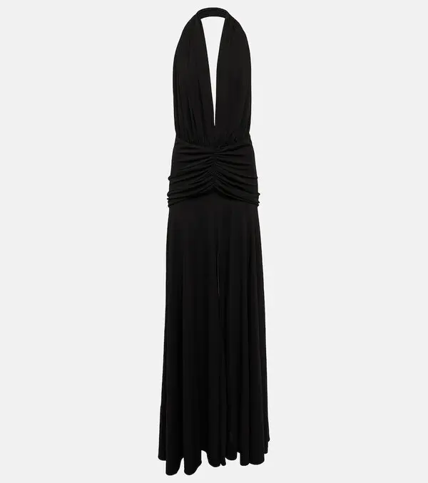 Alaïa Halterneck Gown - Black