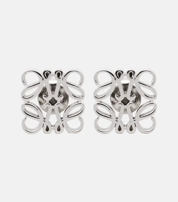 Loewe Anagram Stud Earrings - Silver
