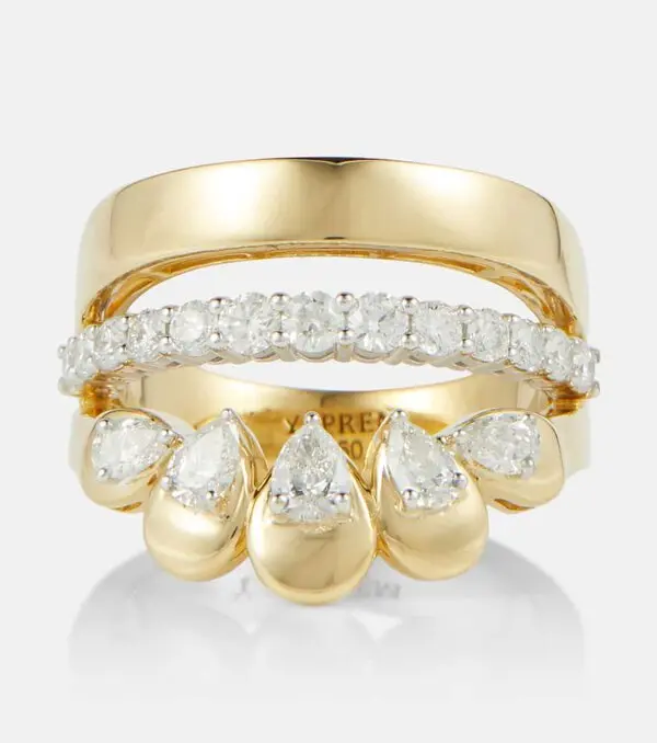 Yeprem 18kt Yellow Diamond Ring - Gold