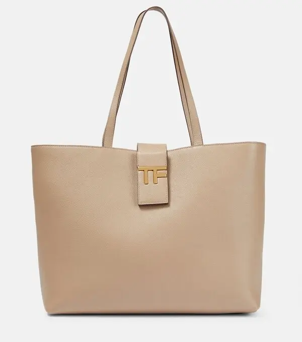 TOM FORD Tf Small Leather Tote Bag